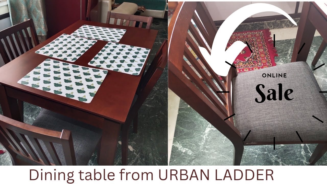 Dining table Review ( Urban ladder)4 seater dining table - YouTube