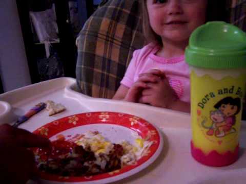 BRIANNA TRYING TO SAY KETCHUP-- CAT POOP - YouTube