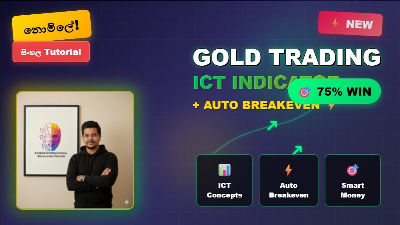 FREE Gold ICT Indicator with Auto Breakeven 2024 | Smart Money Trading ...