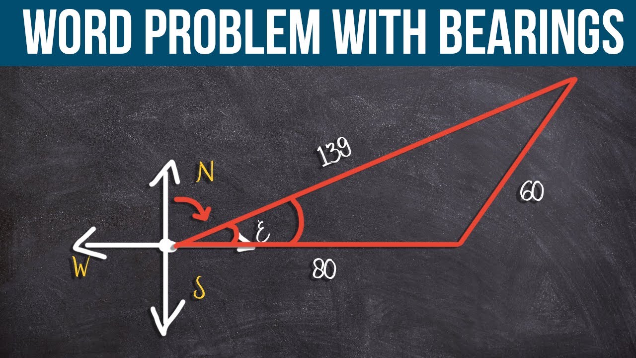 TIPS Solve This Word Problems With Bearings - YouTube