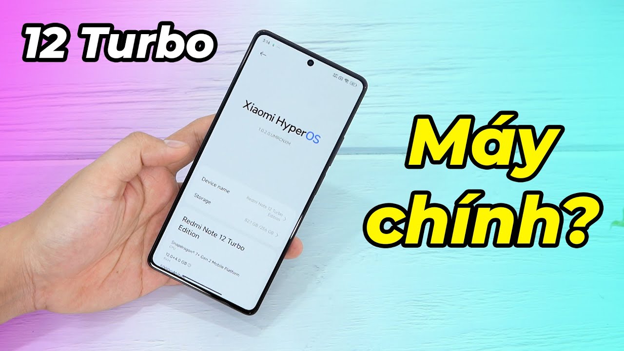Redmi Note 12 Turbo Up lên HyperOS chính thức có làm được máy chính ...
