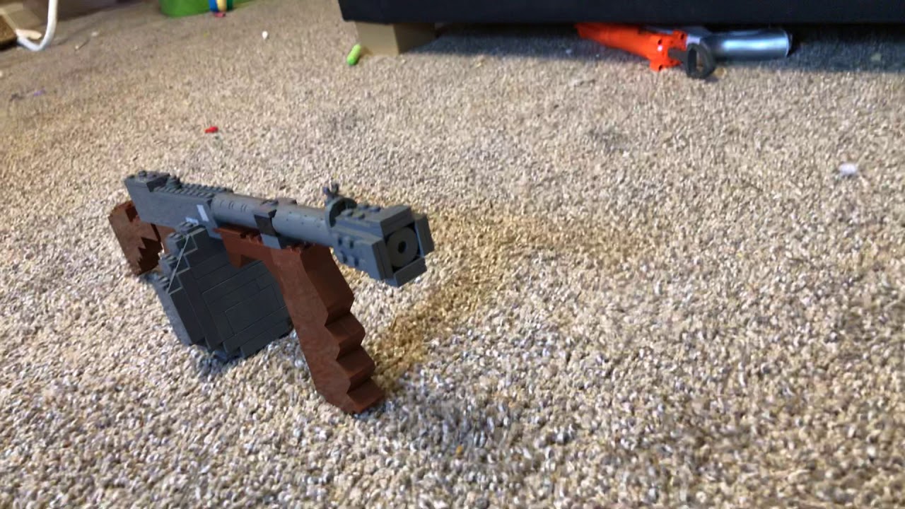 Lego Thompson submachine gun or the tommy gun - YouTube