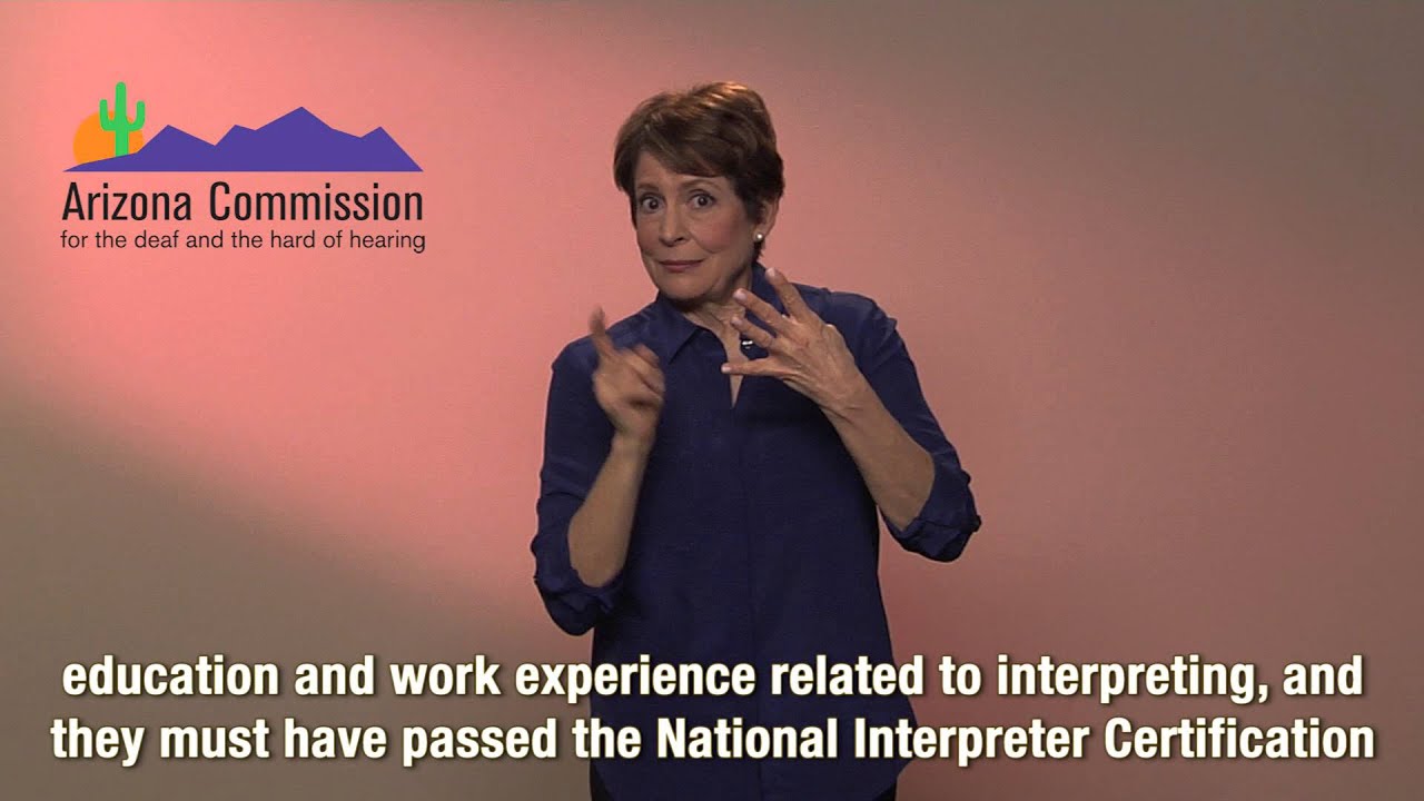 Provisional Interpreter License - YouTube