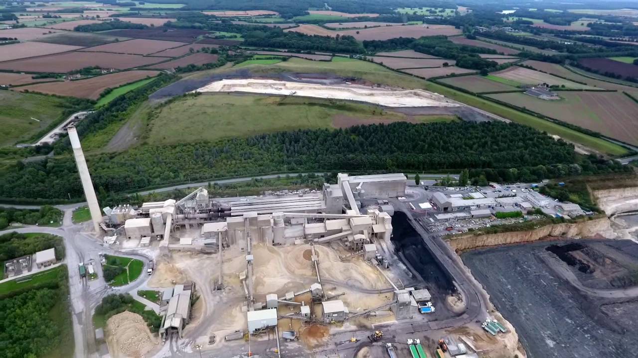 Whitwell Quarry a Drones Eye View - YouTube