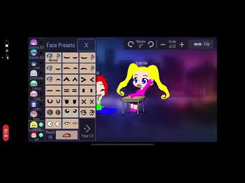 Redmon bill Carrie talking Gacha club - YouTube