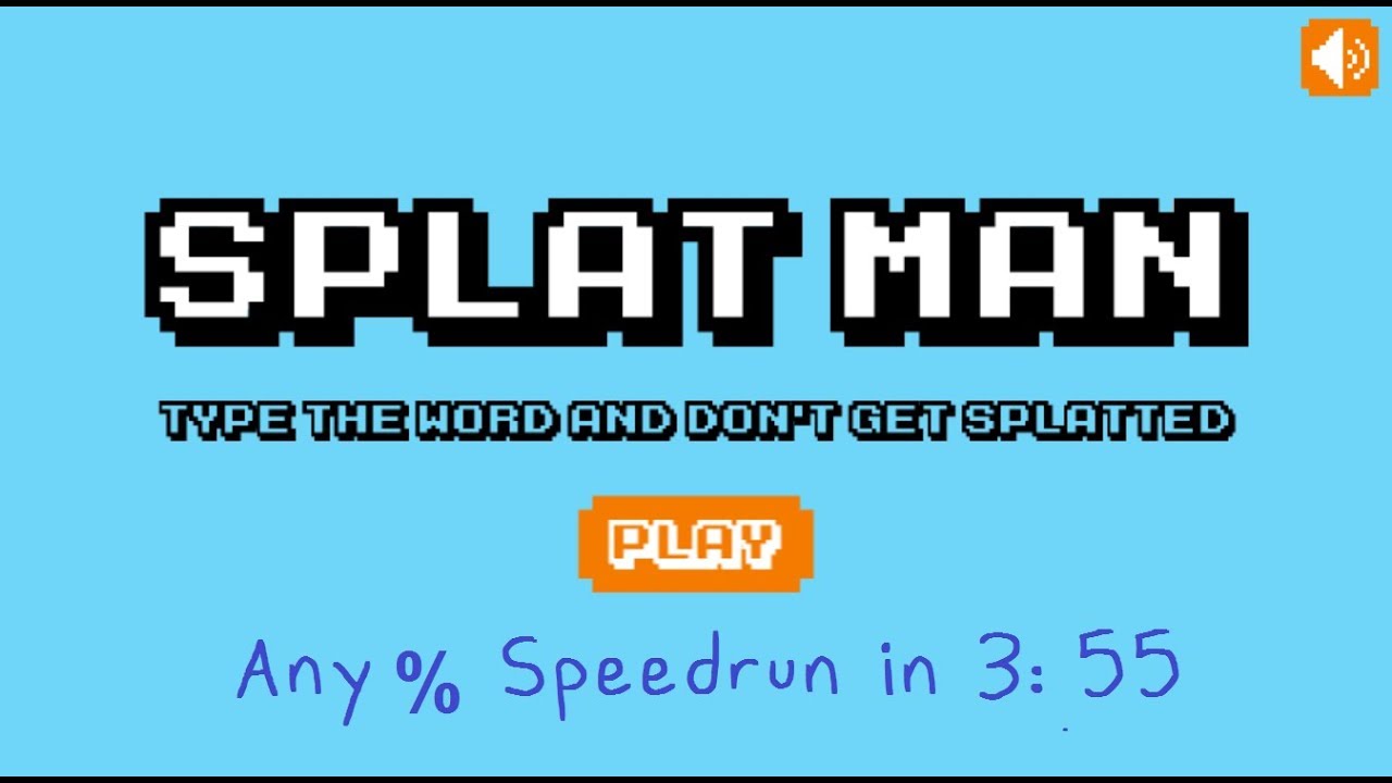 (3:55) Splatman Any% Speedrun *World Record* - YouTube