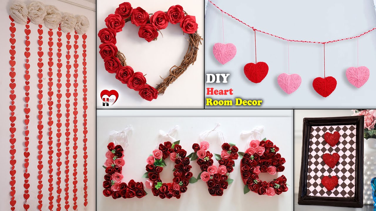 Trendy!!! Heart DIY Room Decor - Projects - Heart Showpiece - YouTube
