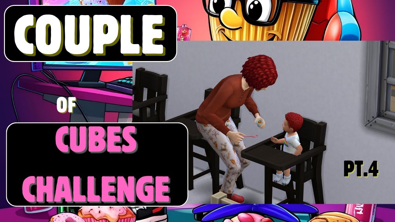 The Sims 4 - Couple of Cubes Challenge PT.4 - YouTube