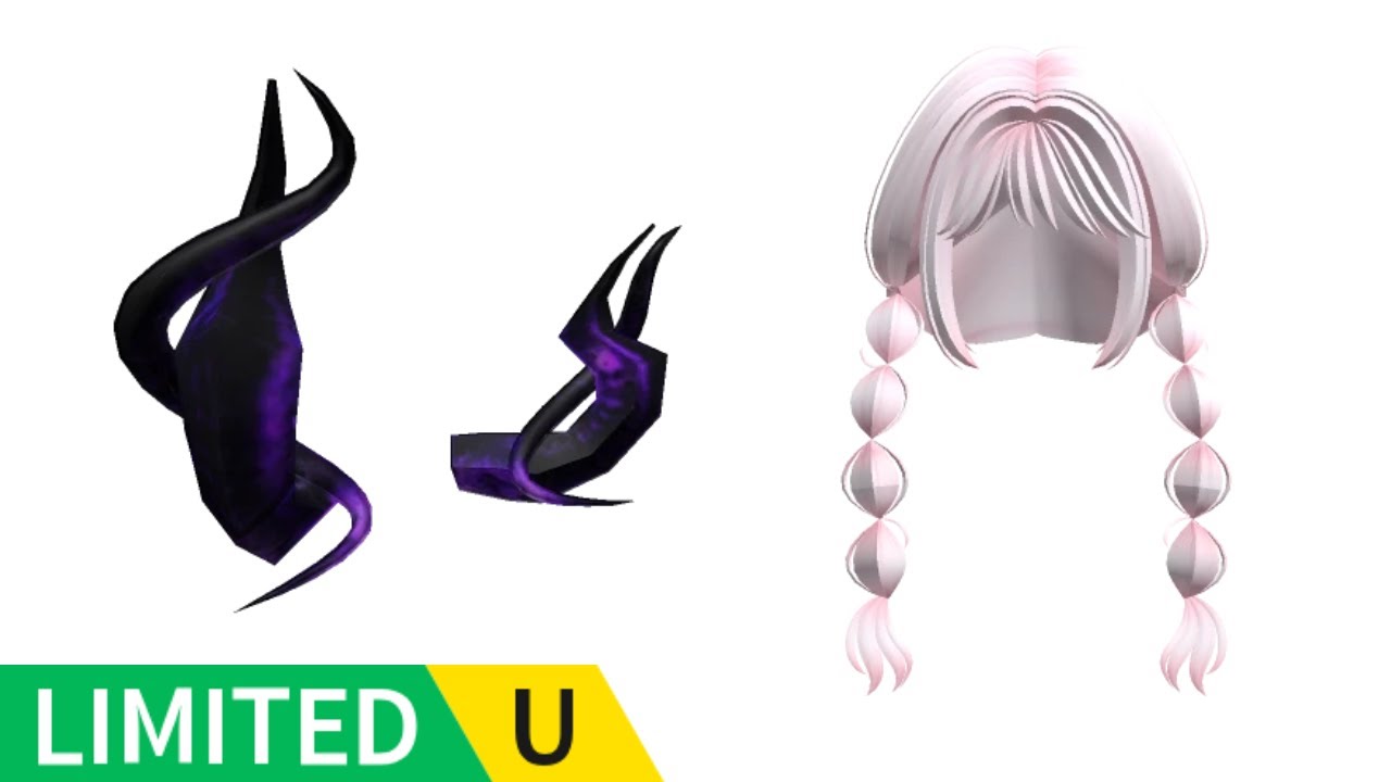 COMO CONSEGUIR Cuernos de Cristal, Pink Bubble Braids GRATIS EN ROBLOX ...
