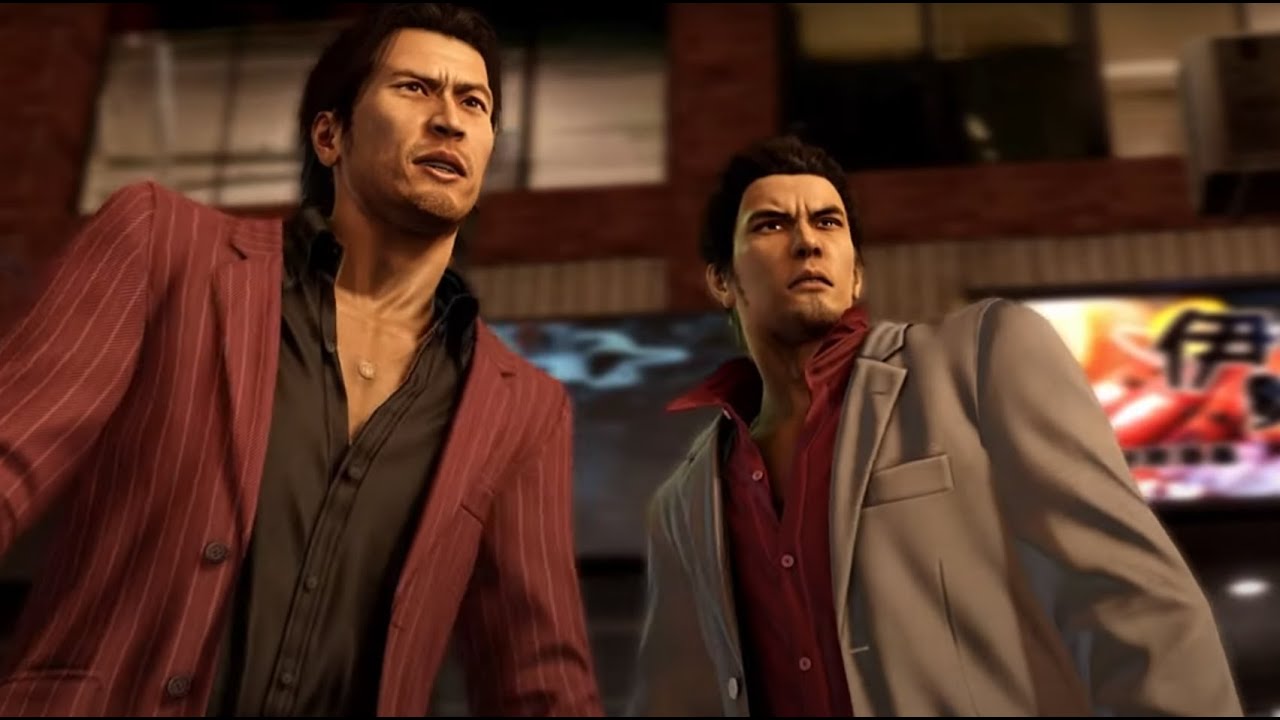 YAKUZA 5 Akiyama and Kiryu Duo (LEGEND) - YouTube