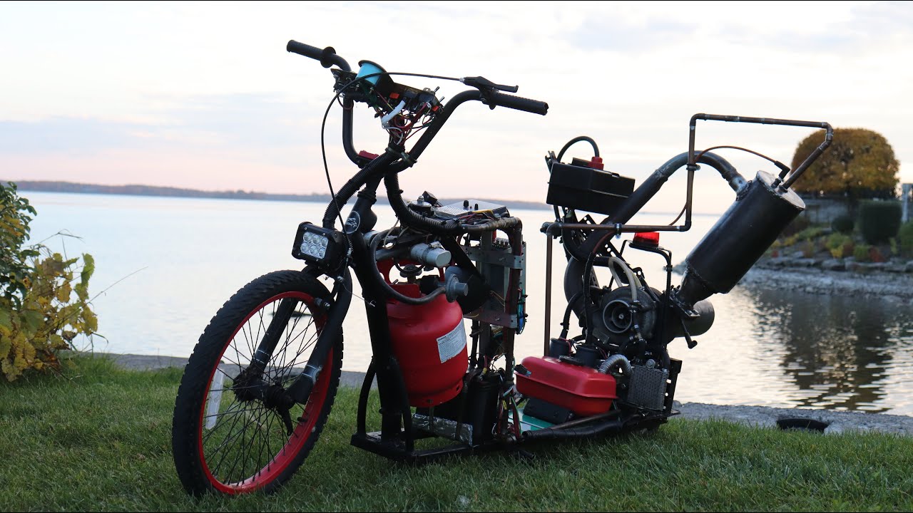 HOMEMADE JET SCOOTER BUILD - YouTube