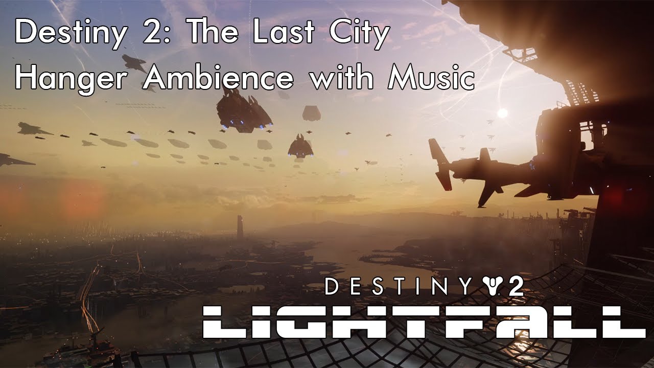 Destiny 2: The Last City Hanger Ambience with Music - YouTube