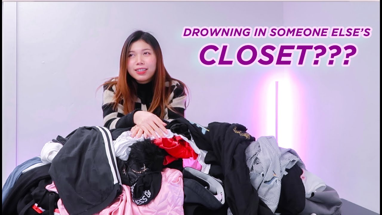 SORTING CLOTHES | RANDOM PERSON'S CLOSET | DROWNING MYSELF IN CLOTHES ...