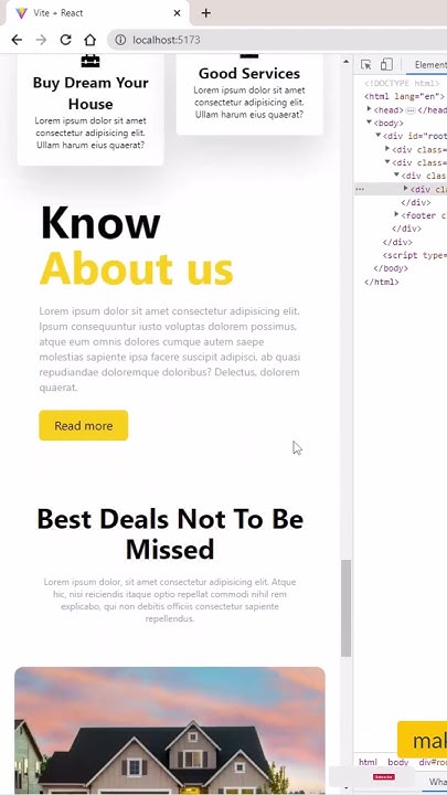 🔔Coming Soon🔔 Real Estate Website Using| React js | tailwind css | vite - YouTube