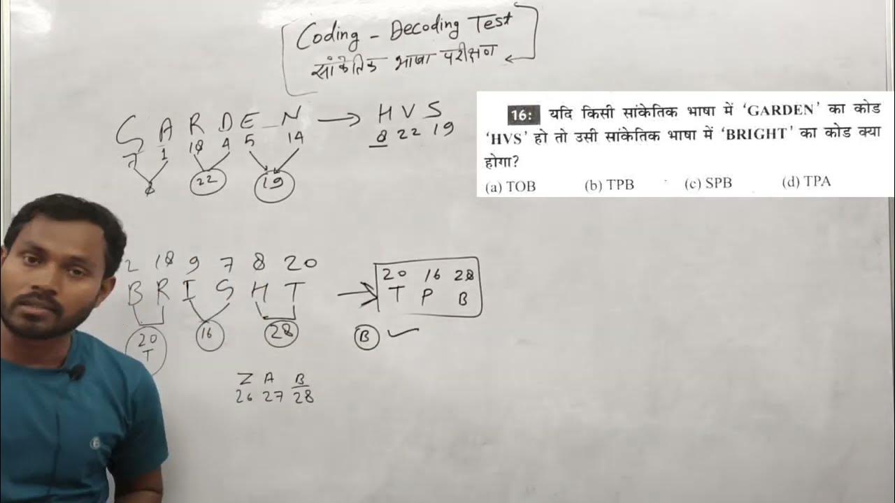 Coding decoding Test - YouTube