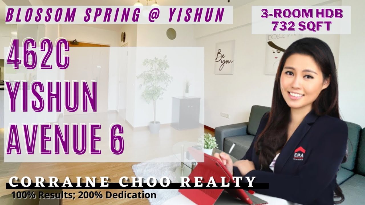 3 room HDB at Blossom Spring @ Yishun - 462C Yishun Ave 6 with ...