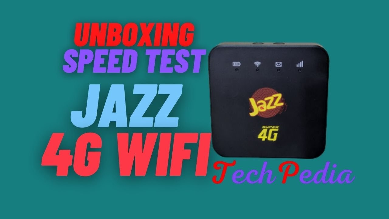 New Jazz 4g wifi unboxing speed test and review | New Mobilink 4g wifi ...