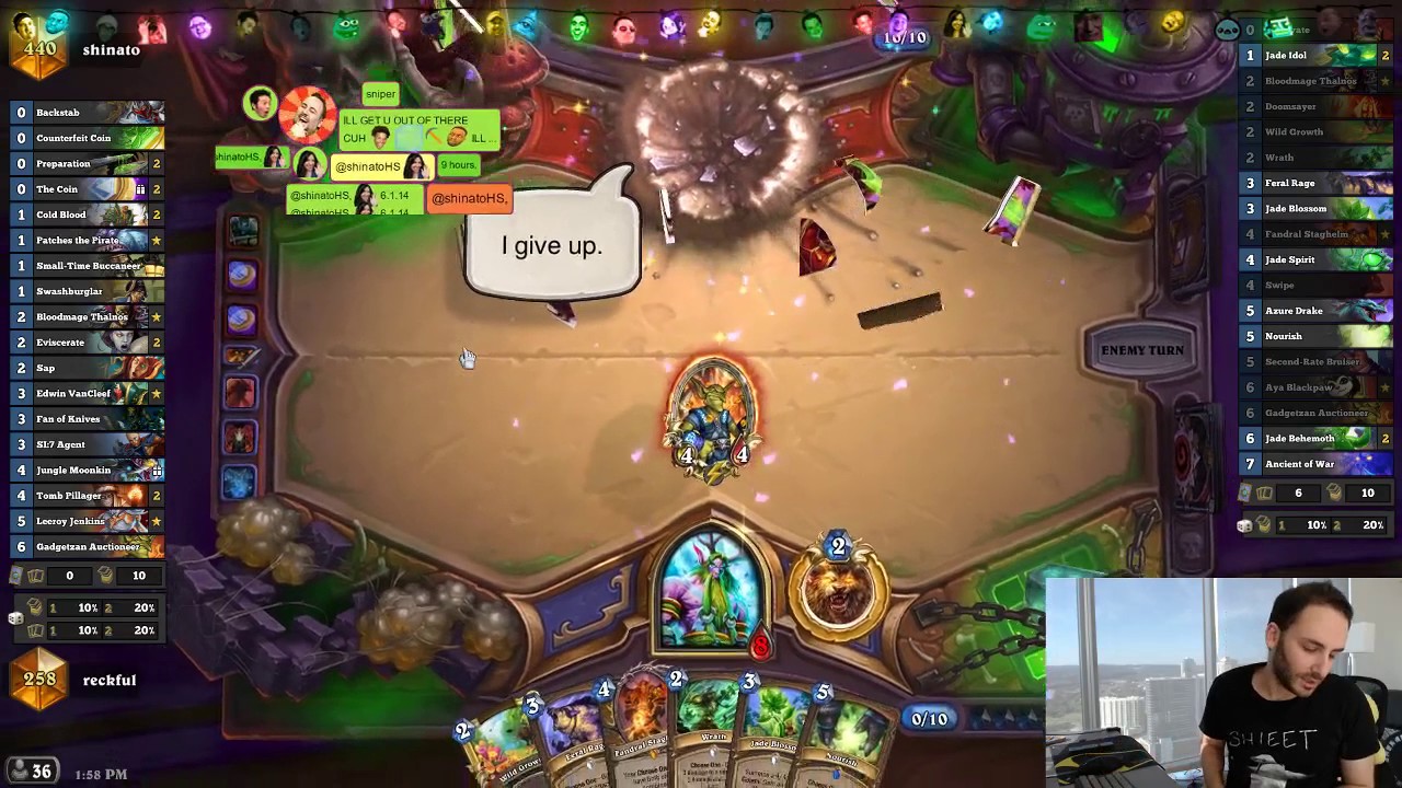 HS Legendary Rank Rekful JadeDruid against Rogue - YouTube