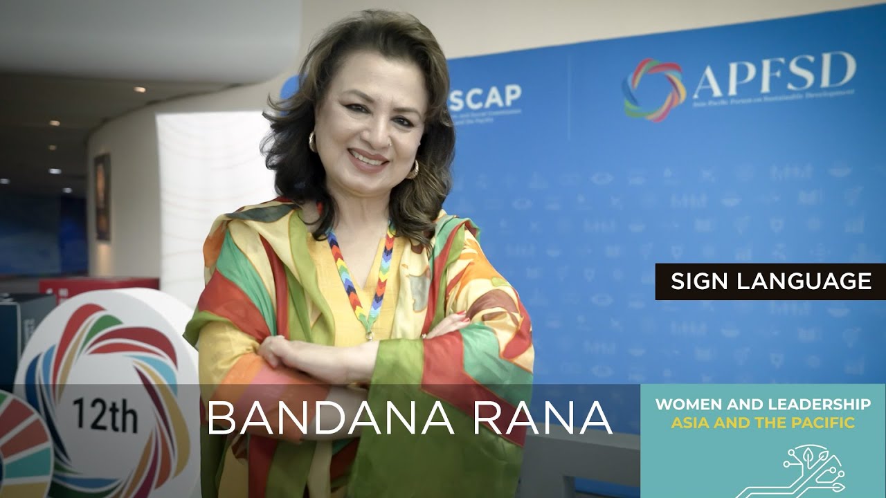 Women and Leadership: Bandana Rana I Sign Language Version - YouTube