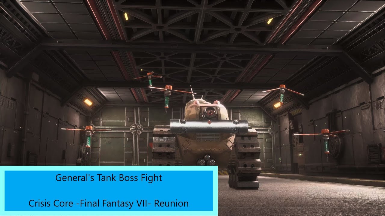 General's Tank Boss Fight - Crisis Core -Final Fantasy VII- Reunion ...