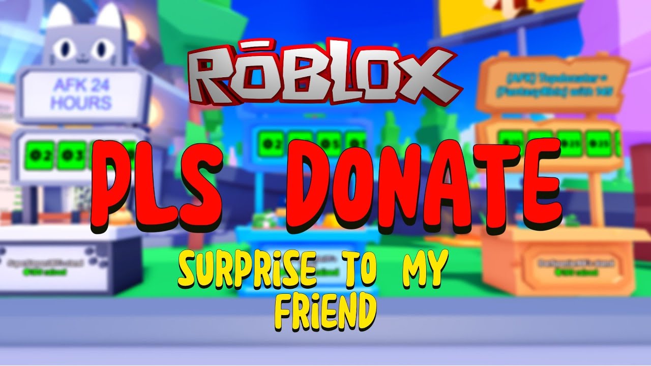 DONATE 100 ROBUX to MY FRIEND! - YouTube