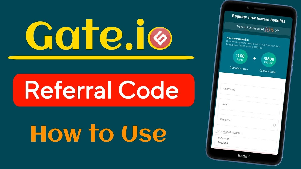 Gate.io Referral Code | How to use Gate.io Referral Code in 2023 | Gate.io Refer & Earn - YouTube