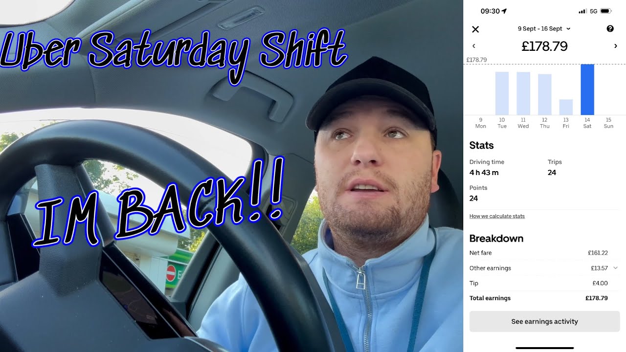 IM BACK!! With an Uber Saturday Shift!!!! - YouTube