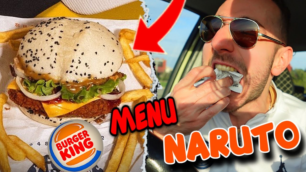 DÉGUSTATION NOUVEAUX MENUS Naruto /Sasuke Burger King (je m'embrouille ...