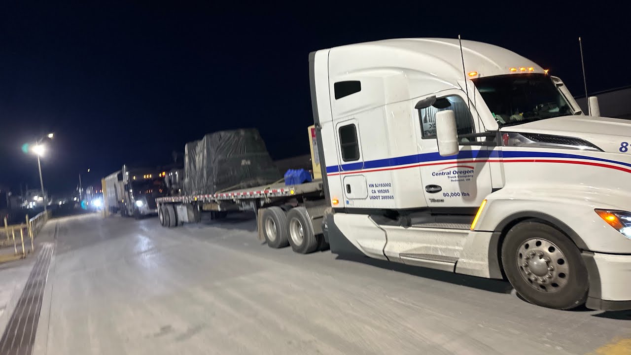 OTR Flatbed Trucking #419. Delivering shingles in O’Fallon MO. Picking ...