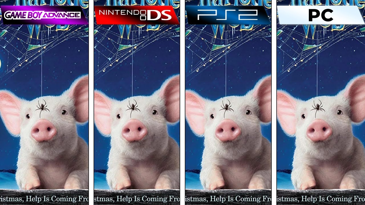 Charlotte's Web (2008) GBA vs DS vs PS2 vs PC (Graphics Comparison ...