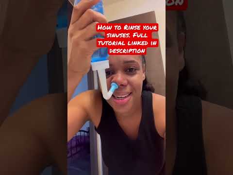 Sinus Rinse tutorial - go watch the full video linked on the description!!!
