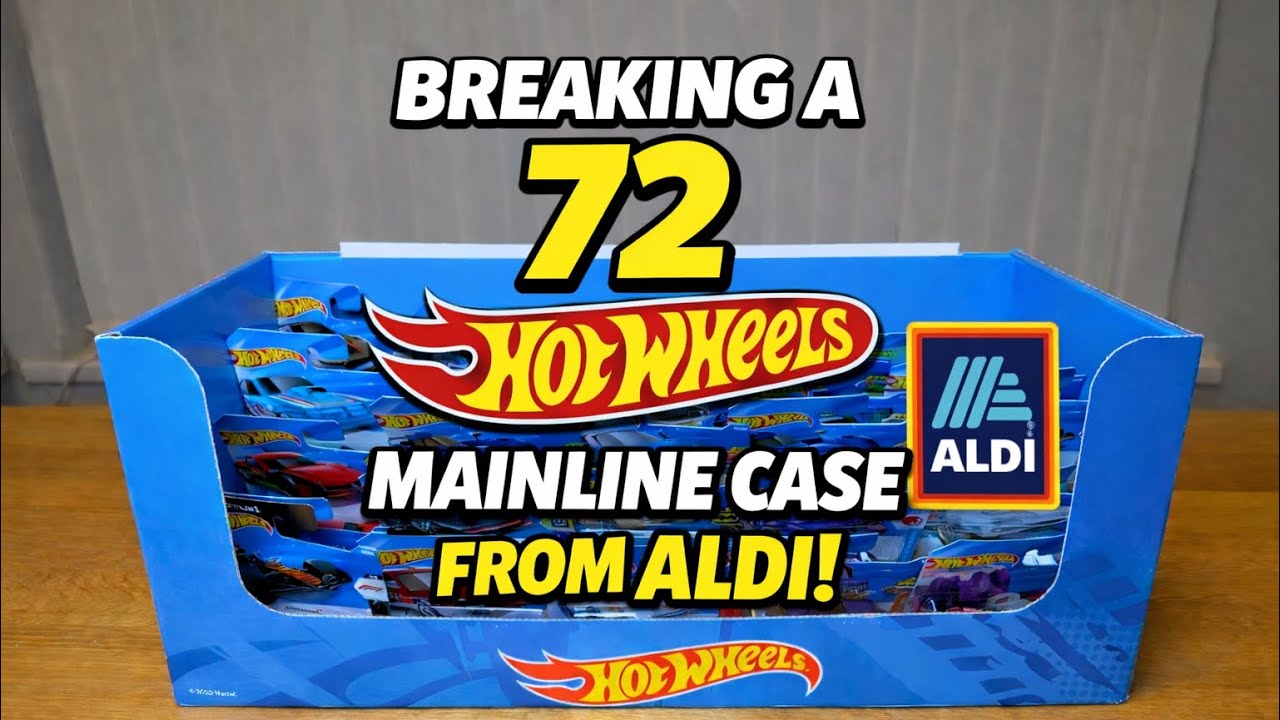 Hot wheels mainline - breaking a fresh case of 72 cars from Aldi ...