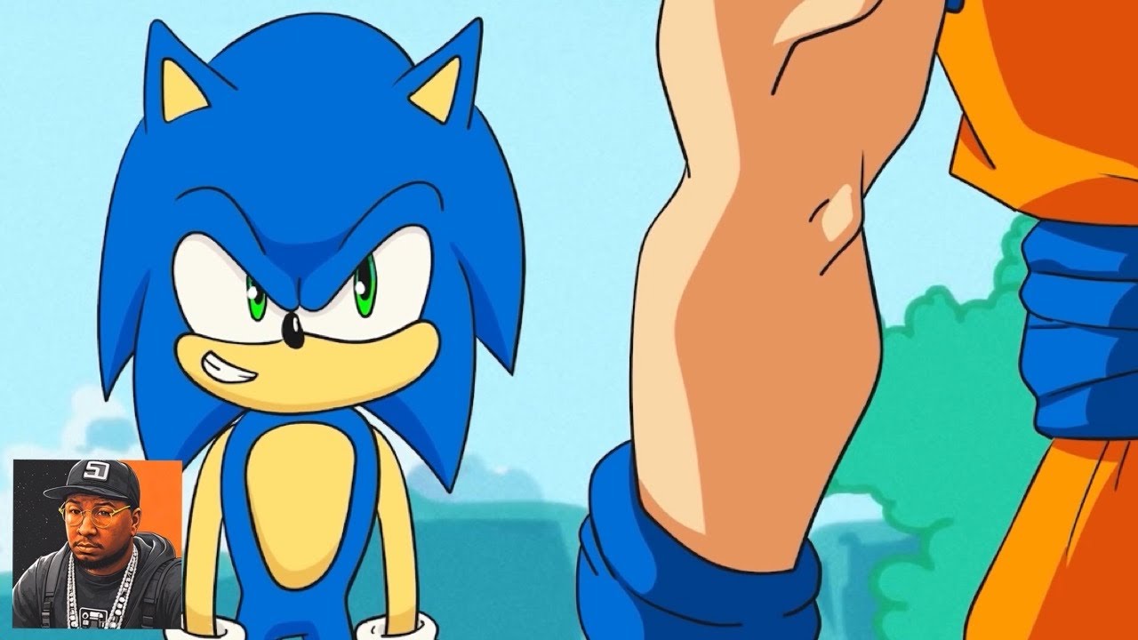 Sonic vs Goku Rap Battle REACTiON! (SSJ9K) - YouTube