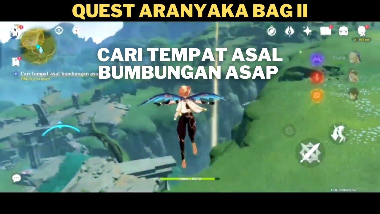 Cari Tempat Asal Bumbungan Asap Quest Aranyaka Bag II | Genshin Impact ...