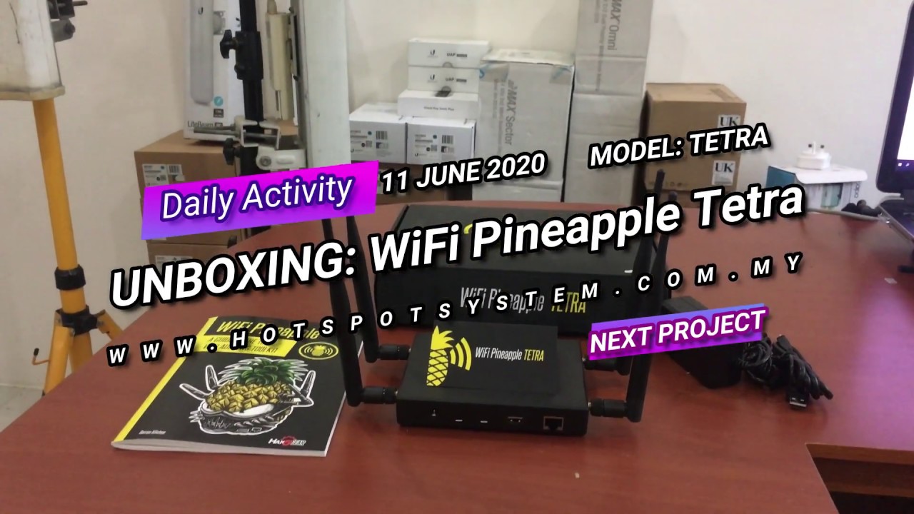 Hotspot System Activity: Unboxing WiFi Pineapple TETRA. Part I - YouTube