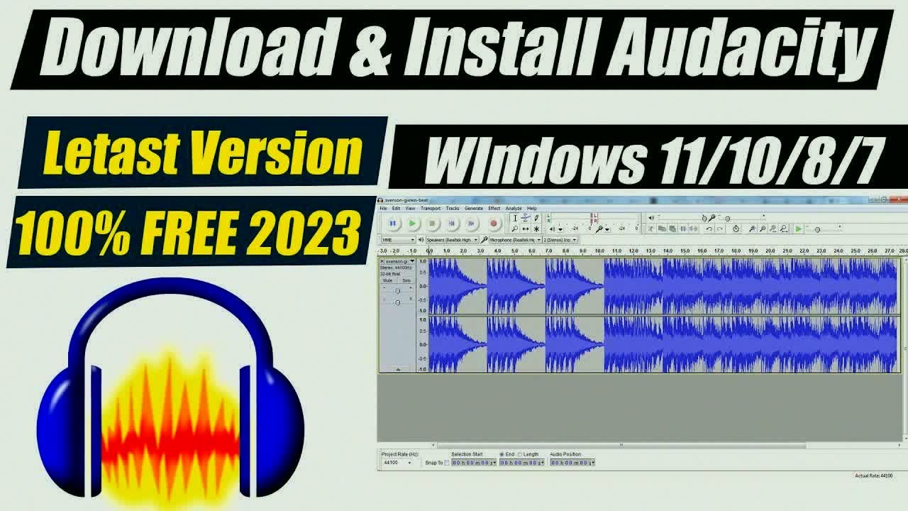 AUDACITY 2023 | FREE DOWNLOAD AUDACITY | FREE INSTALL CRACK AUDACITY 2023 | FREE - YouTube