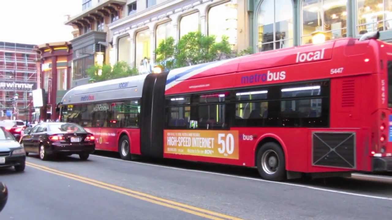 Buses in Washington DC - YouTube