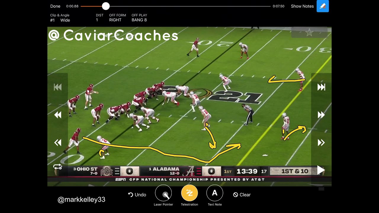 Alabama RPO's vs Ohio State - YouTube