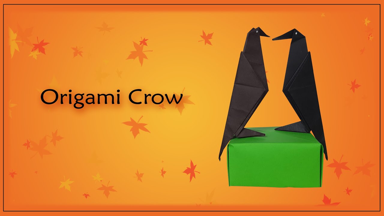 Origami Crow | How to make easy origami Crow step by step tutorial ...