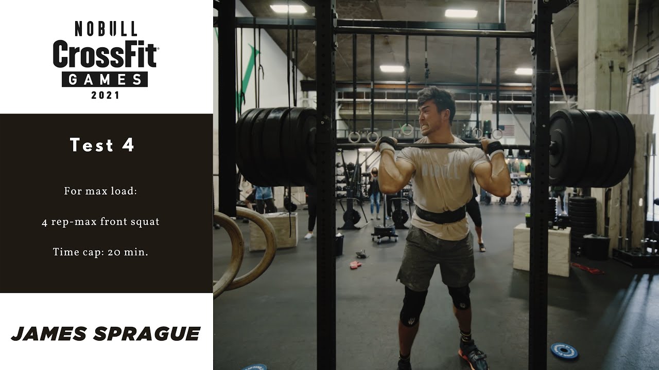 James Sprague CONQUERS CrossFit Games Quarter Finals TEST 4 WOD ...