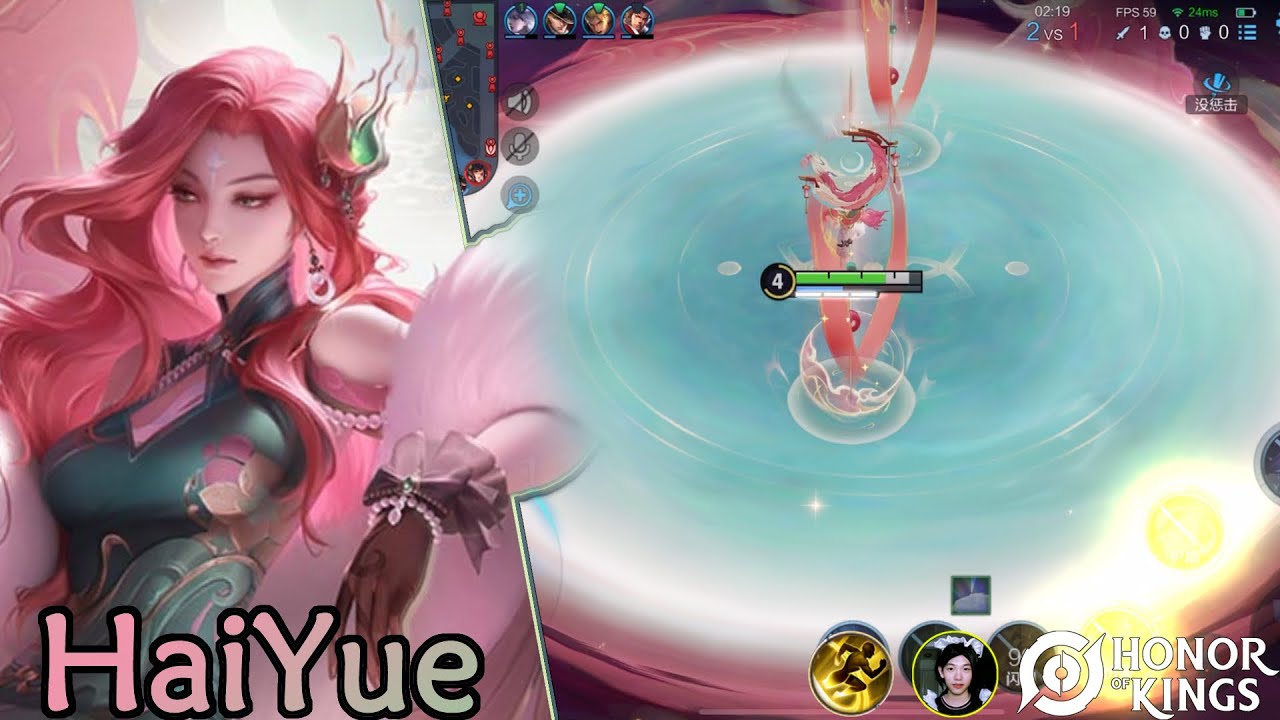 Honor of Kings（HaiYue）One of the most beautiful heroes of hok｜Um dos ...