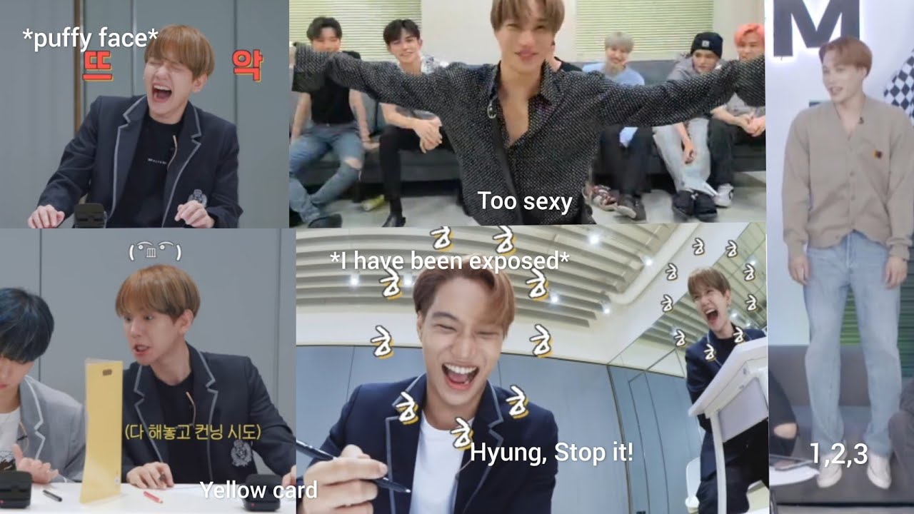 KAI JUDGING HIS BAEKHYUN HYUNG - YouTube