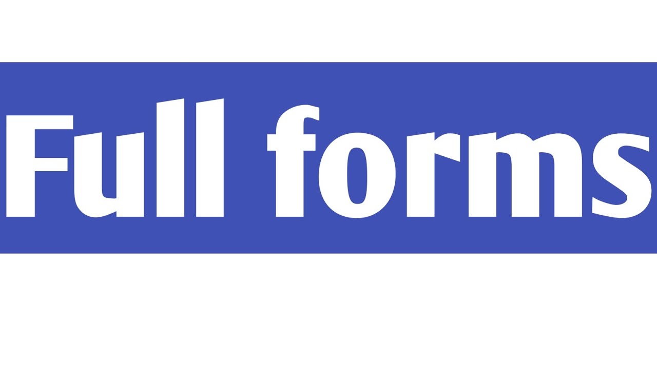 Full forms Part 40 // Full forms in english // Arvind classes english ...