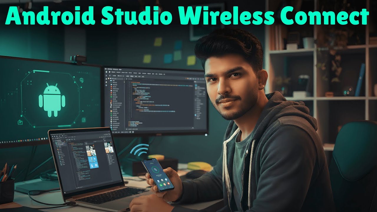 Connect Android Phone to Android Studio Wireless🔥 | ADB WiFi Plugin ...