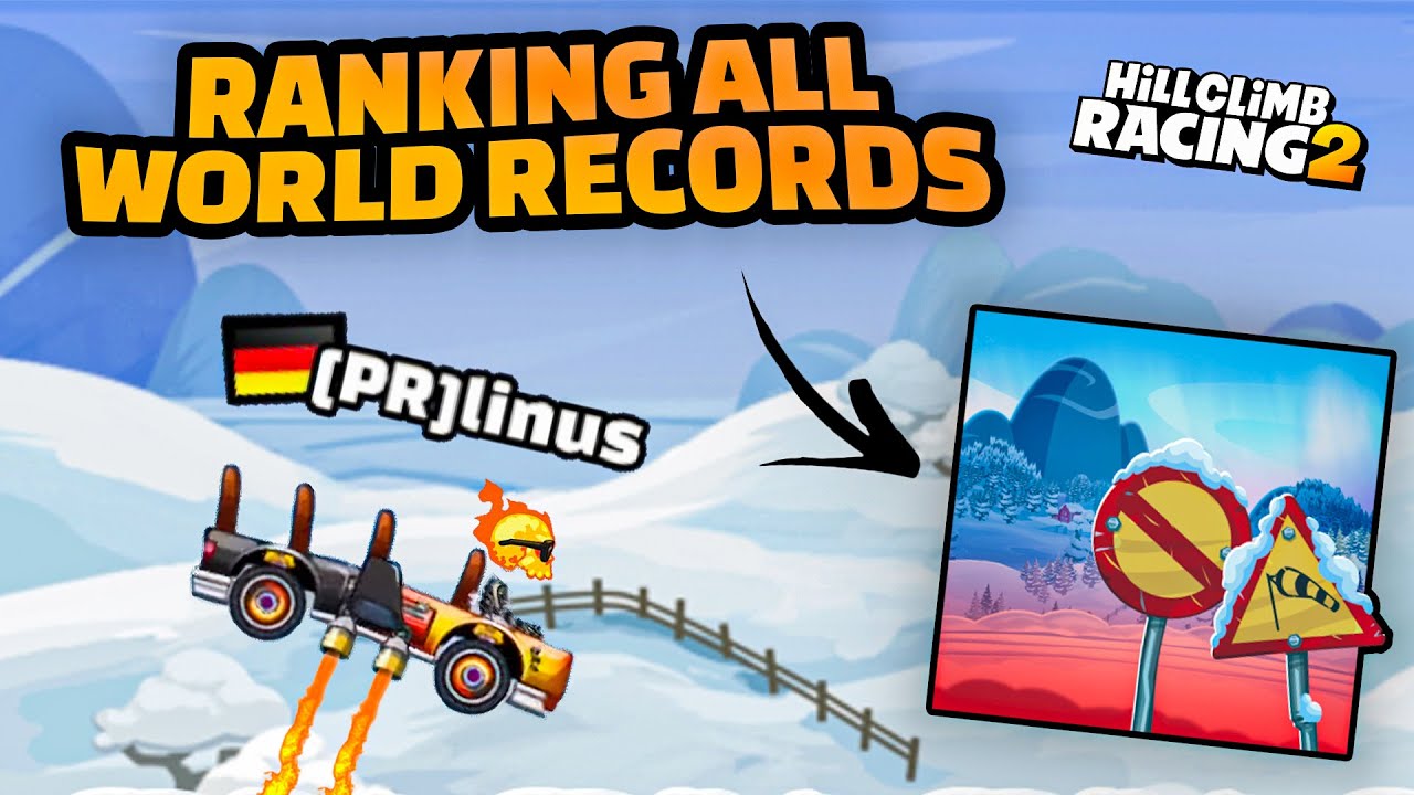 🤩😆WHAT IS THE HARDEST RAGING WINTER WORLD RECORD?! Hill Climb Racing 2 ...