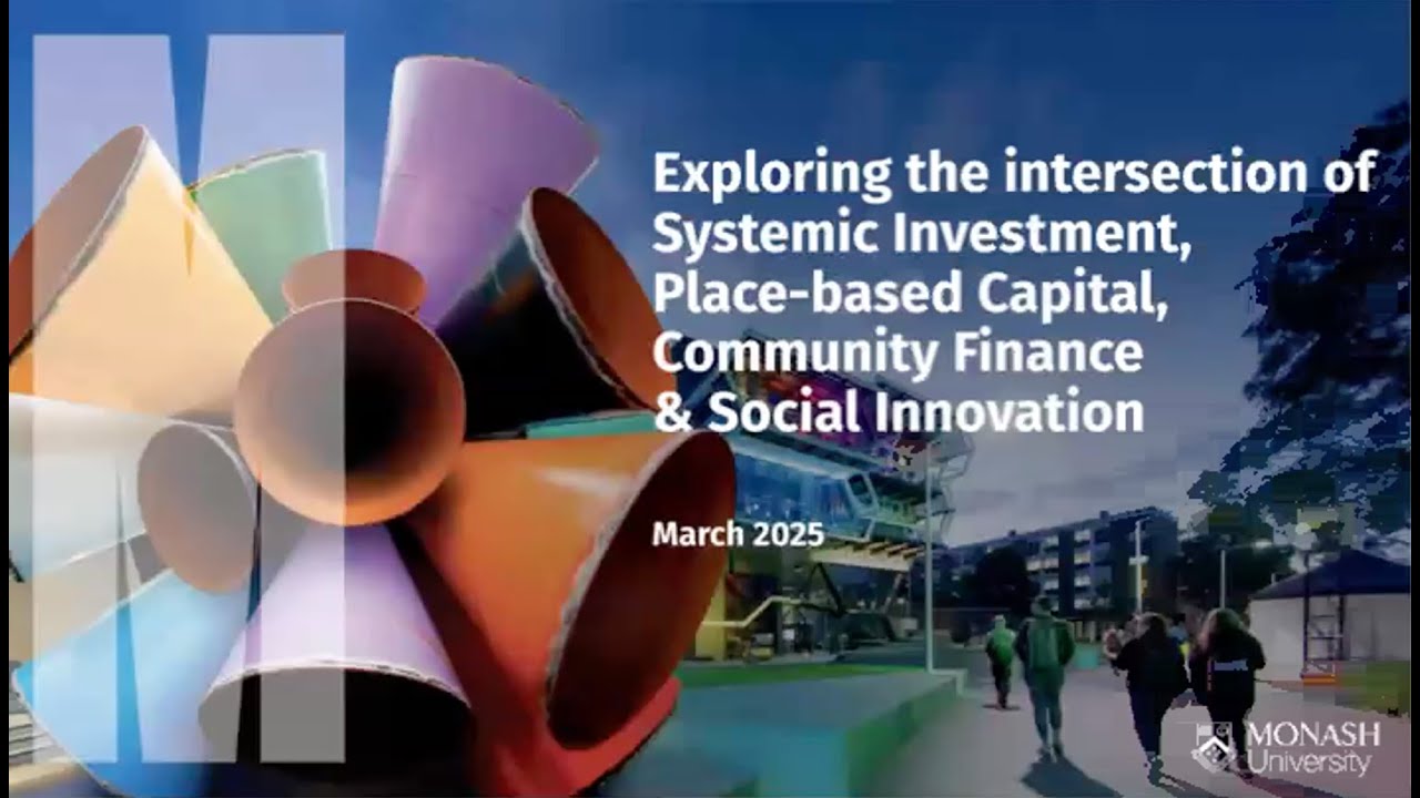 Exploring the intersection of systemic investment, place-based capital ...