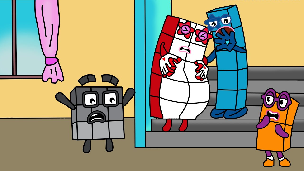 Numberblocks 5 tries to help when NB 10 is in pain - Numberblocks ...