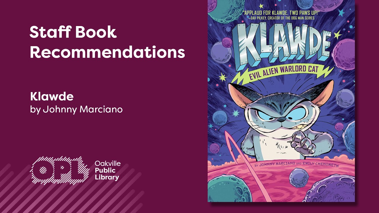 Book Talks: Klawde by Johnny Marciano - YouTube