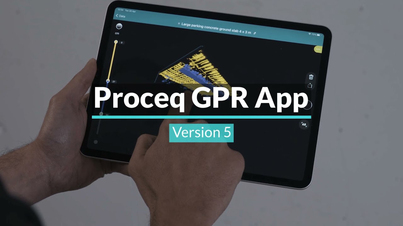 Proceq GPR App Version 5 | Proceq GPR - YouTube