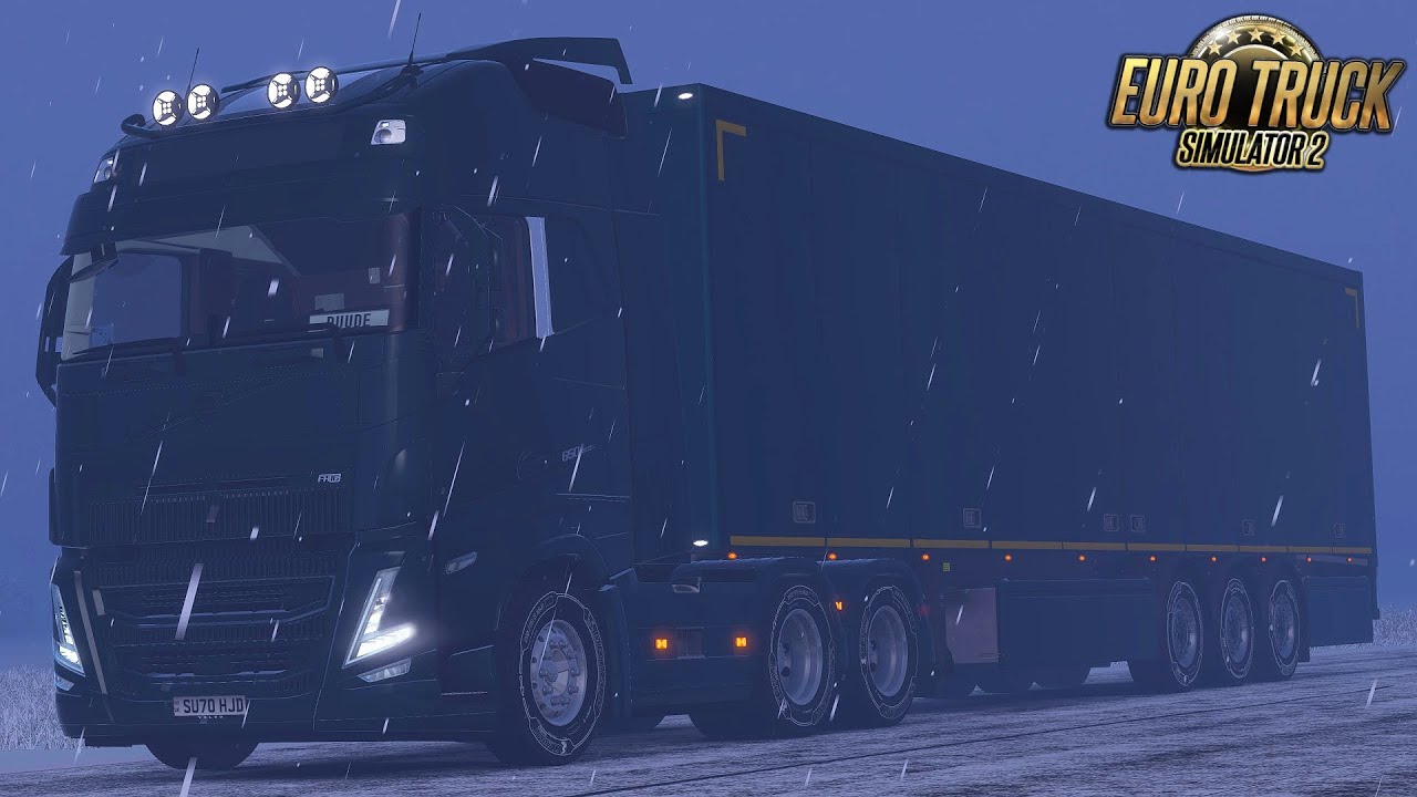 ETS2 1.46 Frosty Winter Weather Mod v9.4 Update | Euro Truck Simulator ...